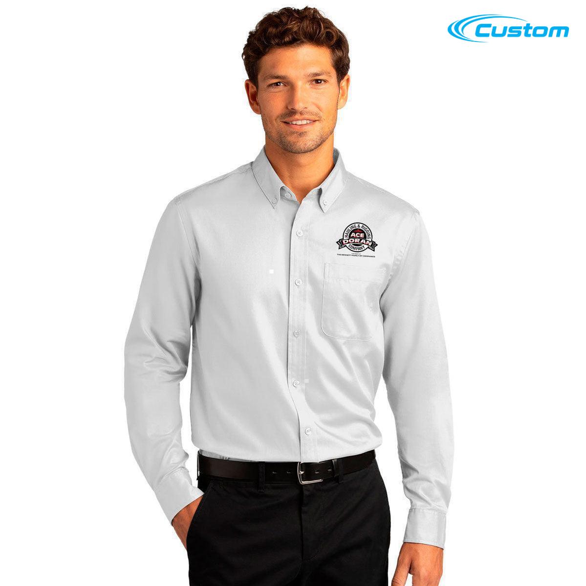 Ace Port Authority Long Sleeve SuperPro React Twill Shirt – Bennett Gear